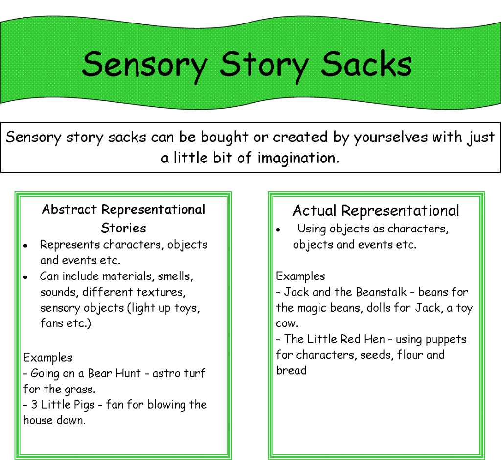 Sensory Story Sacks - Princes Primary School